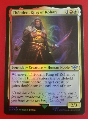 1x Theoden, King of Rohan (0233) | FOIL | LTR: Tales of Middle-Earth ...