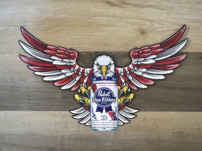 Retro Vintage Beer American Eagle Metal Sign Man Cave Bar Decor Beer ...