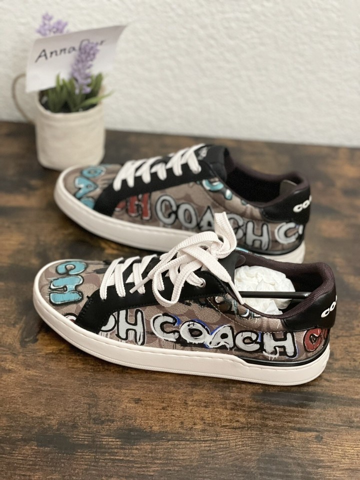 NWTB Coach X Mint + Serf Women's Clip Low Top Sneaker CL947 Size: 6.5B ...