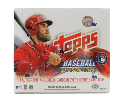 2018 Topps Series 2 Baseball HTA Hobby Jumbo Box SEALED Shohei Ohtani ...
