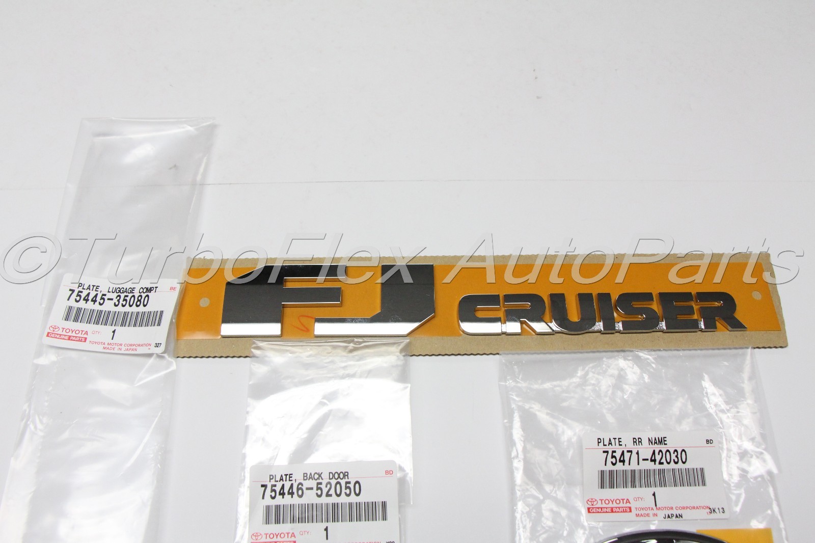 Toyota FJ Cruiser 2007-2014 Rear Door Logo Emblem Kit Genuine OEM | eBay