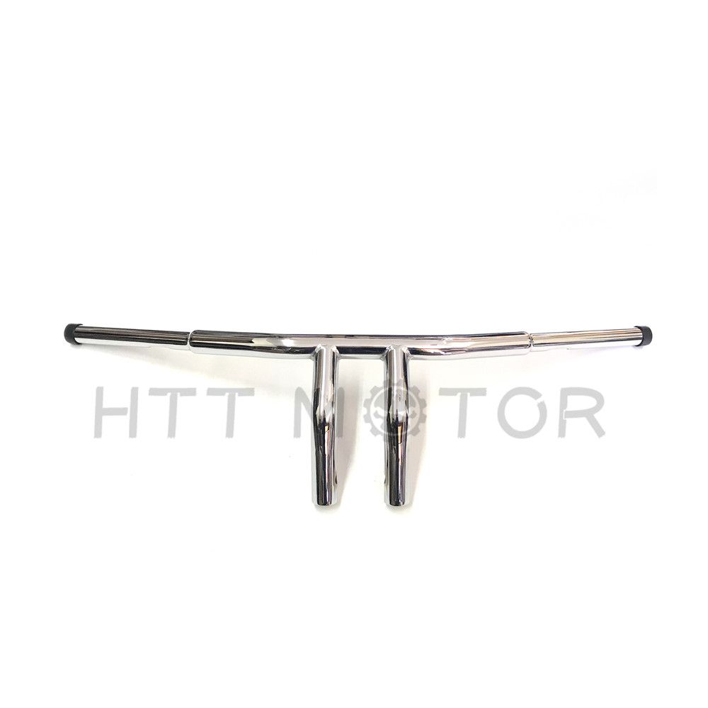 FAT 1-1/4" CHROME CUSTOM 6" RISE T-BARS HANDLEBARS DRAG BARS HARLEY ...