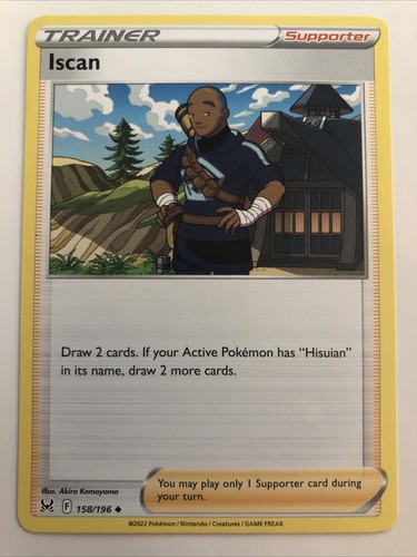 Pokémon TCG Lost Origin Iscan 158/196 NM | eBay
