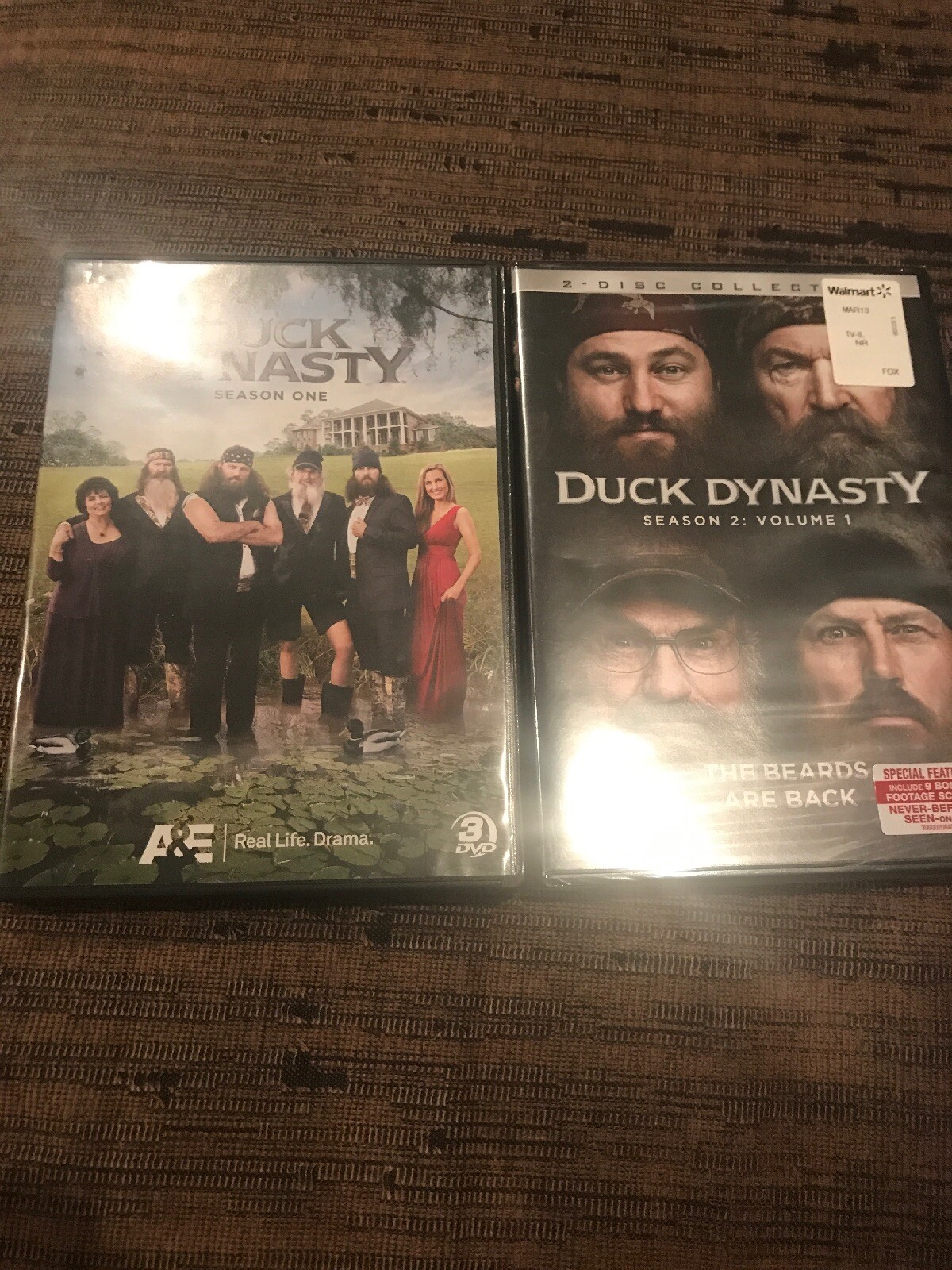 Duck Dynasty - Season 1 + Season 2 V1 (DVD, 5-Disc Set) Lot of 2 DVDs ...