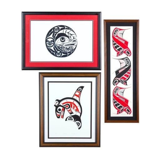 Native Salish First Nation Serigraphs - Set of 3 | eBay