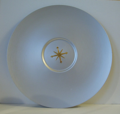 Large Unhandled Mirro Medallion Aluminum Tray 17" in diameter, Made in ...