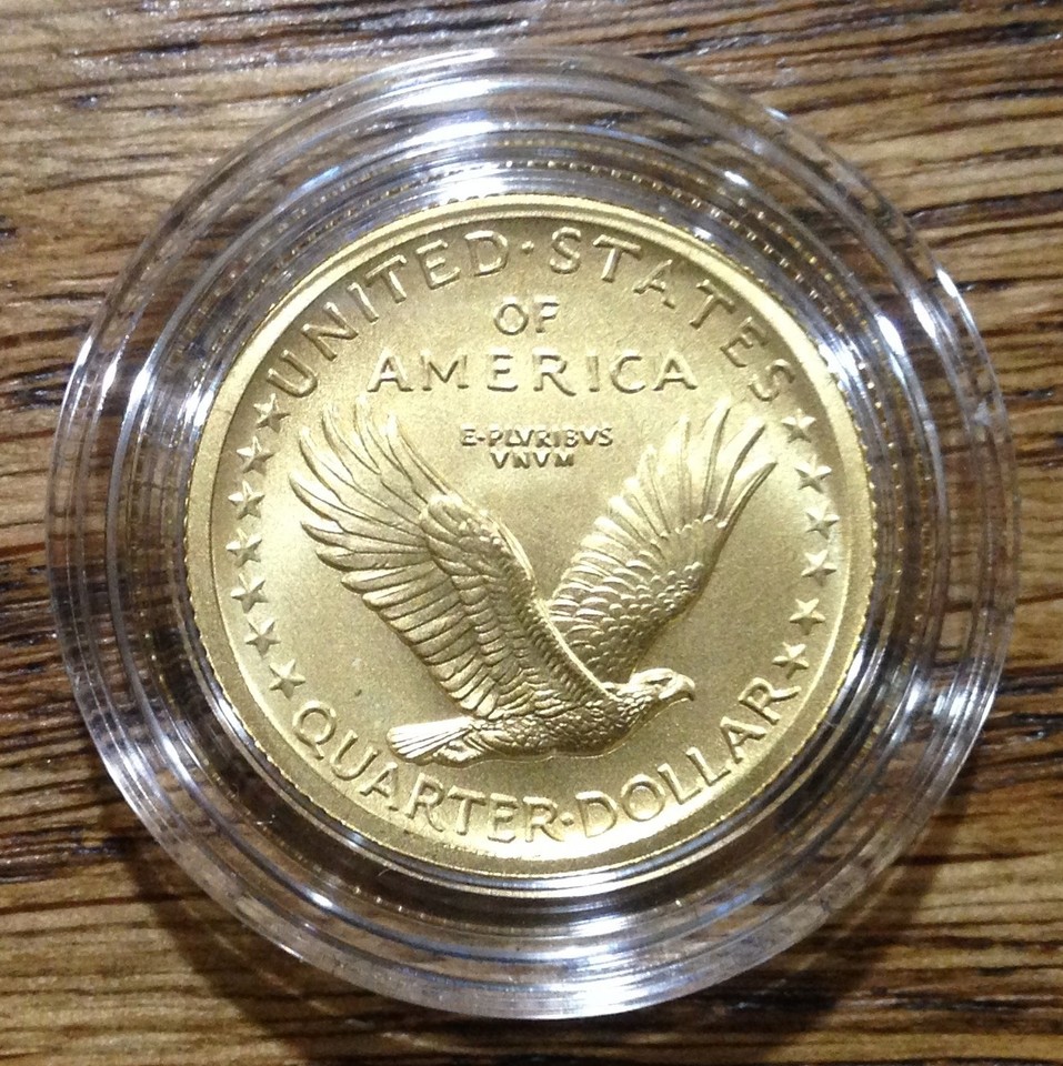 2016 Standing Liberty Quarter Centennial Gold Coin | eBay