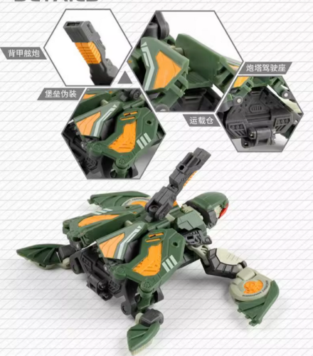 COOL 52Toys BEASTBOX BB-24 BB24 JETSAM green turtle Action Figure Toy ...