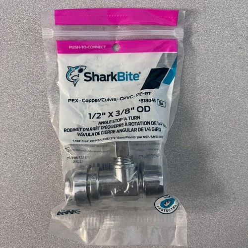 SharkBite PEX Copper/Cuivre CPVC PE-RT 1/2" X 3/8" OD | eBay