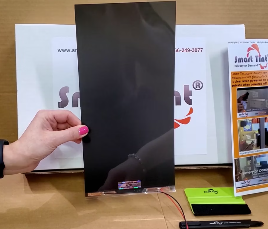 1 Black Smart Tint® Smart film® USA Made PDLC Electric Tint to make ...
