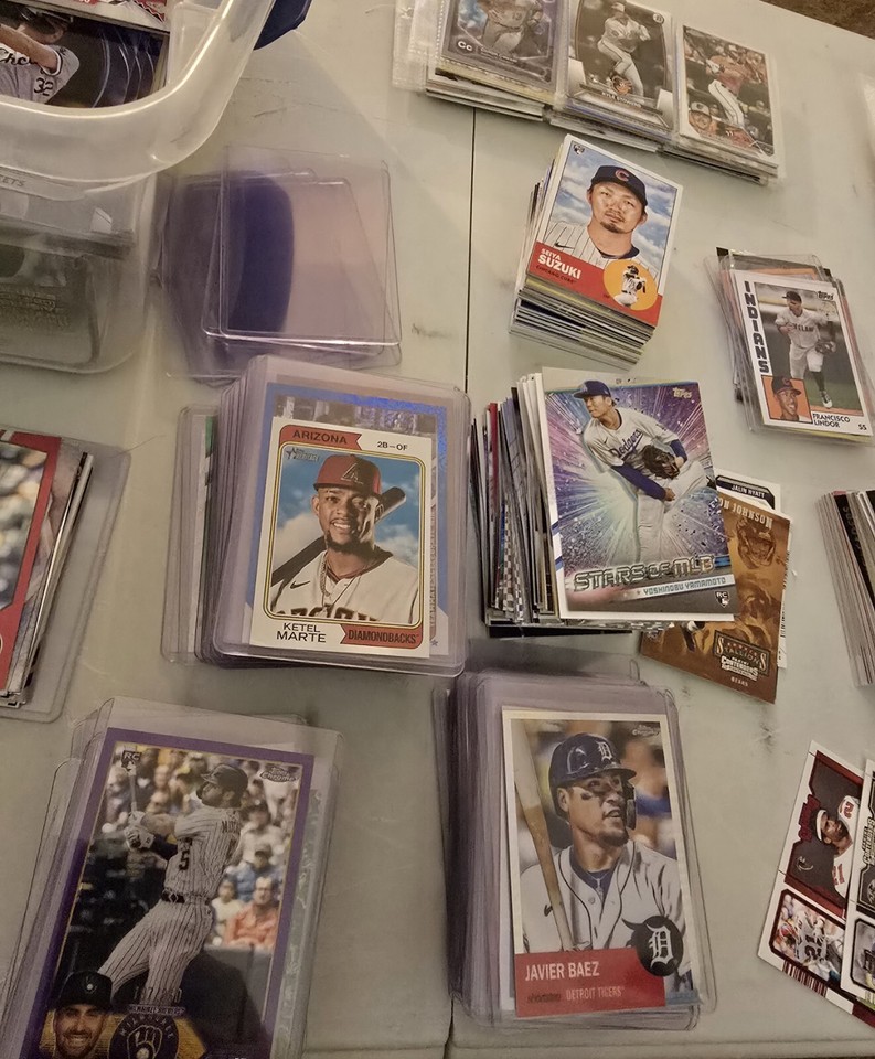 BASEBALL CARD LOT: Chrome, Rookies, Vintage, UNSEARCHED, and UNSORTED ...