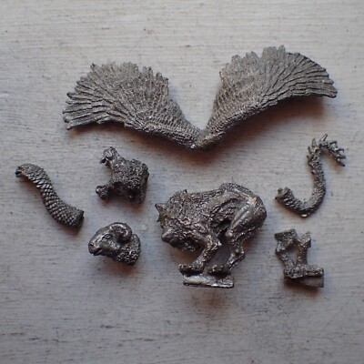 Citadel Warhammer 80s CM1 Chaos Chimera Snake Ram Lion Heads | eBay UK