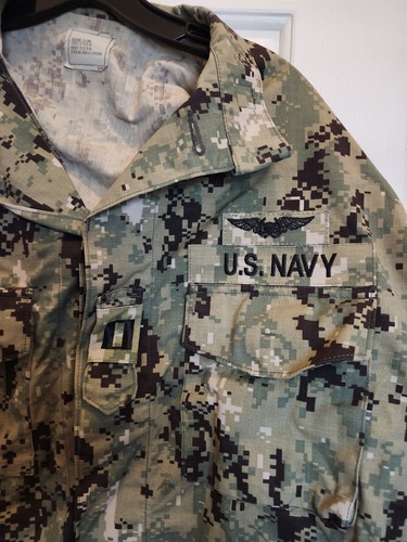 NAVY Working Uniform Type III Camo In Size Med-xlong NWU...FAST ...