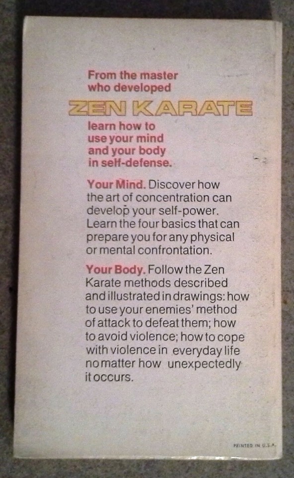 Zen Karate Book by Randall Bassett - Collectors Item - RARE! | eBay