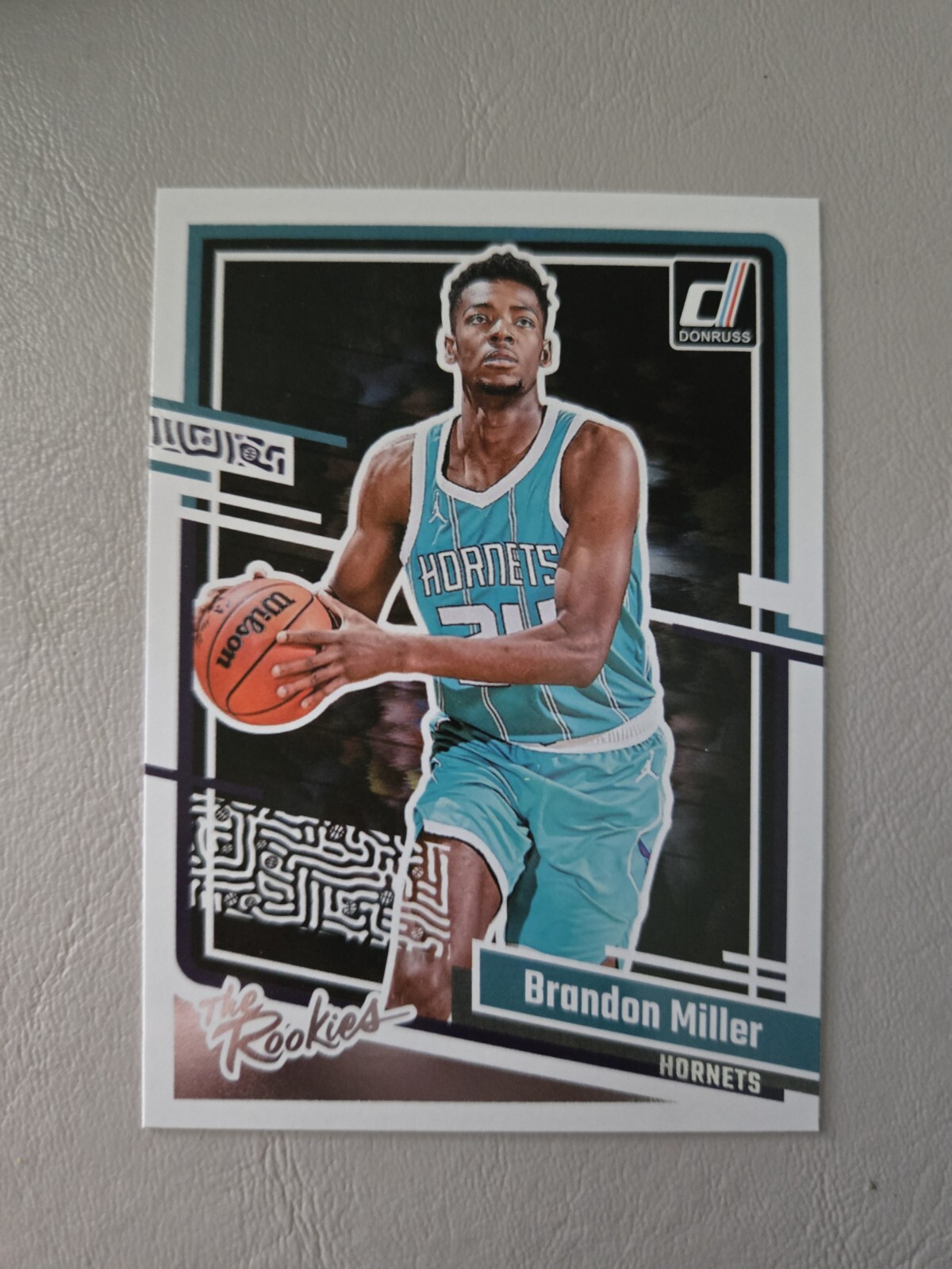 2023-24 Panini Donruss The Rookies Brandon Miller #3 Charlotte Hornets ...