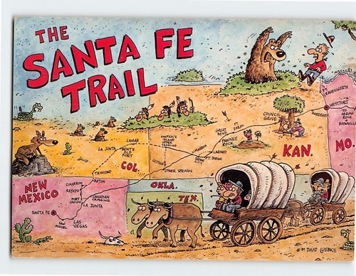 Postcard The Santa Fe Trail | eBay