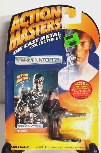 Vintage 1994 Action Master Die Cast Collectible Terminator 2 T-800 NIB ...