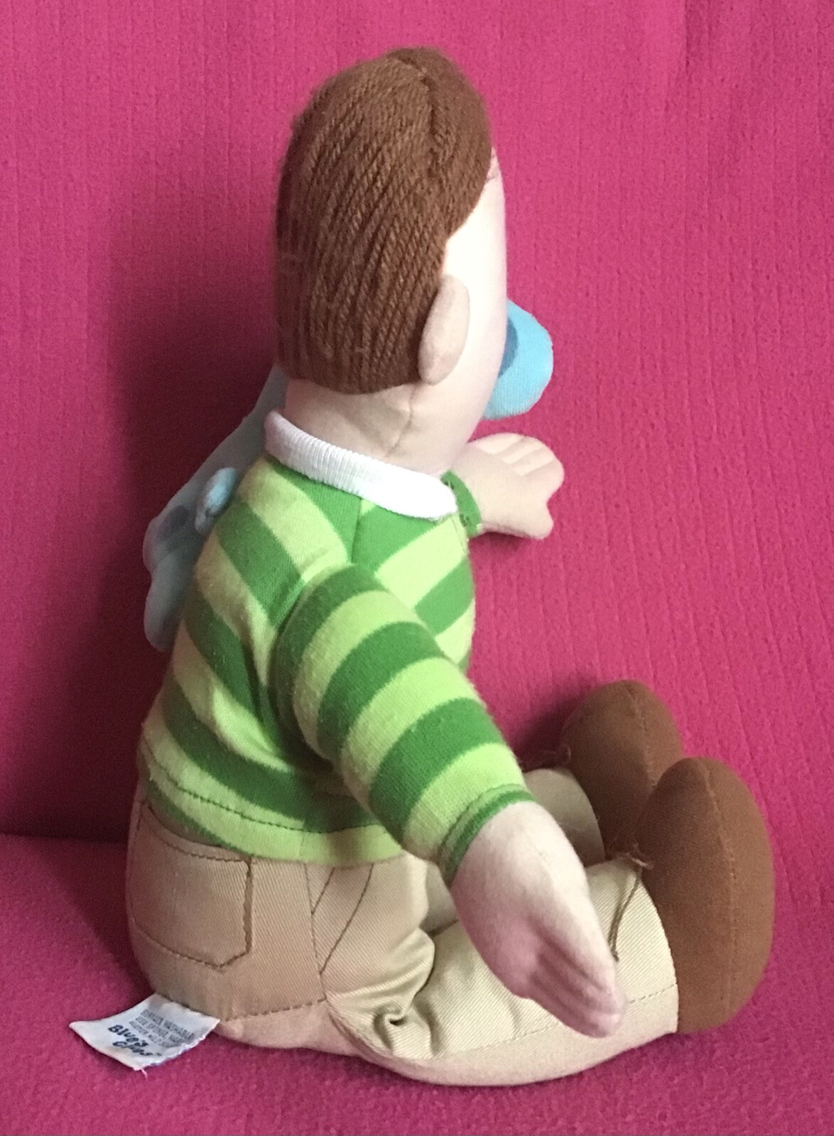 Eden Blue’s Clues Talking Steve & Blue Dog Soft Plush TV Toy 10-15 ...