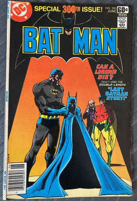 Batman #300 FN-Last Batman Story! -Special 300th Issue! DC Comics 1978 ...
