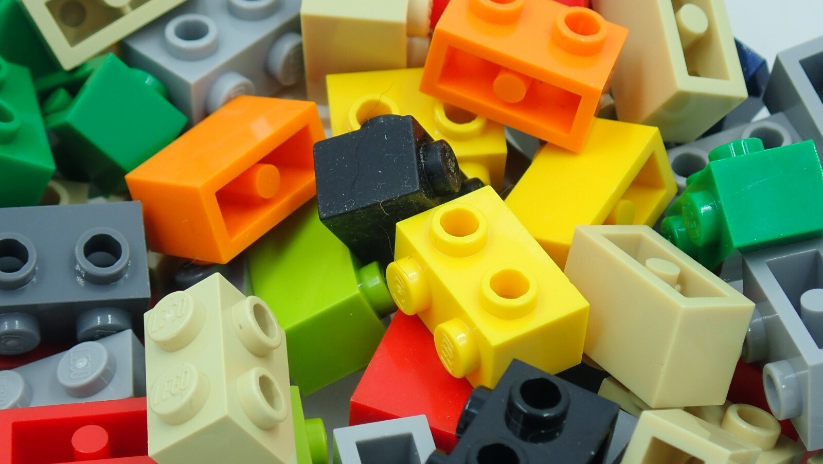 Lego Lot of 20 Bricks 1x2 w/Studs on Side (#11211) Assorted or Choose ...