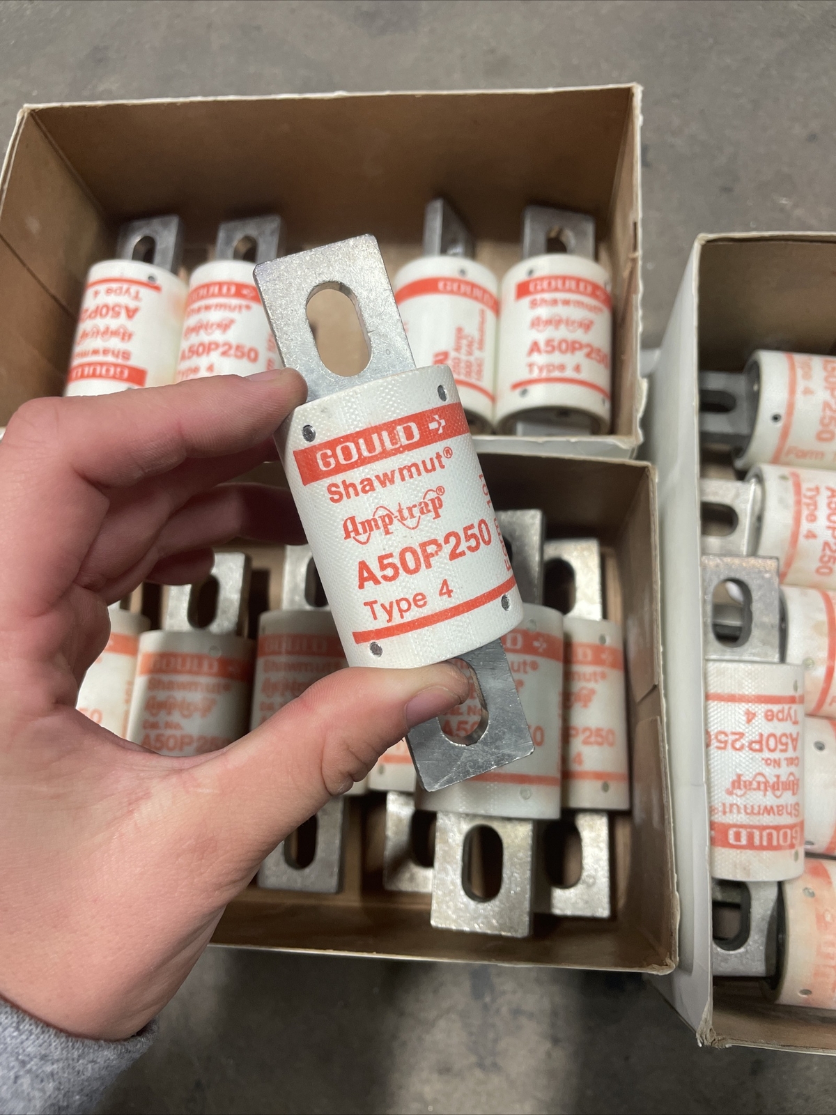 GOULD SHAWMUT AMPTRAP A50P250 250 AMP FUSE 500 VAC | eBay