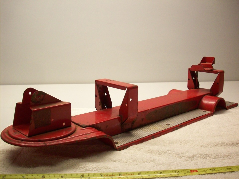 STRUCTO Fire Truck Trailer pressed steel toy PARTS RESTORE lowboy ...