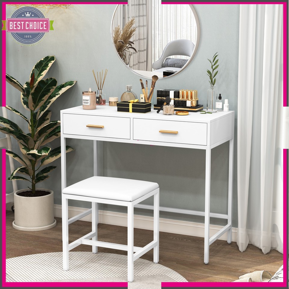 Makeup Small Computer Desk Writing Table Home Office Desk Vanity Desk 2 ...