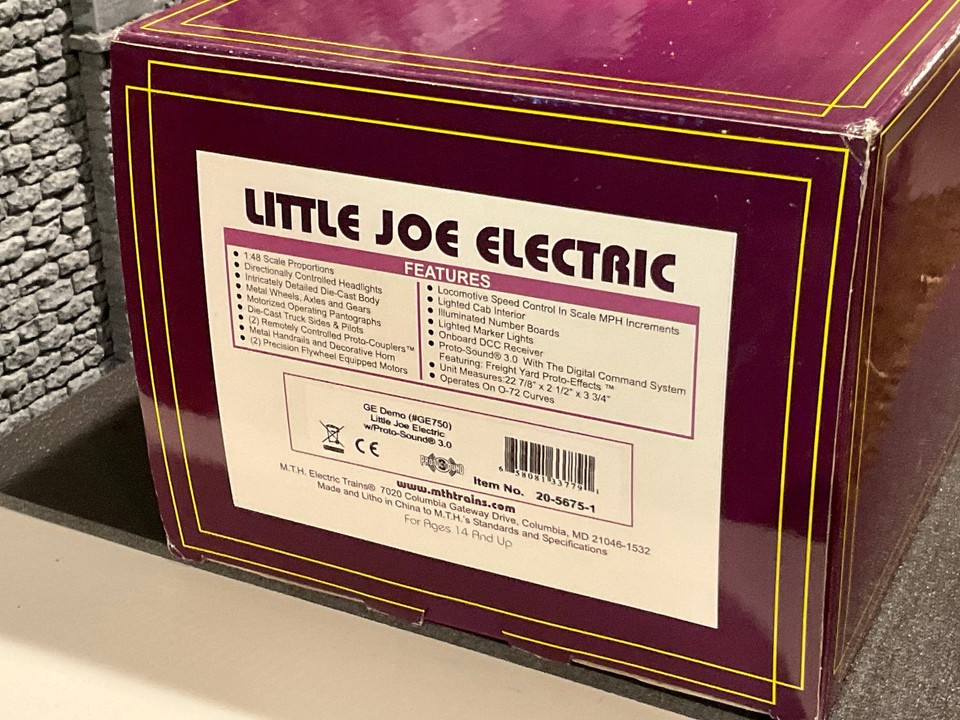 MTH #20-5675-1 O Scale Little Joe GE Demo Electric Locomotive Proto ...