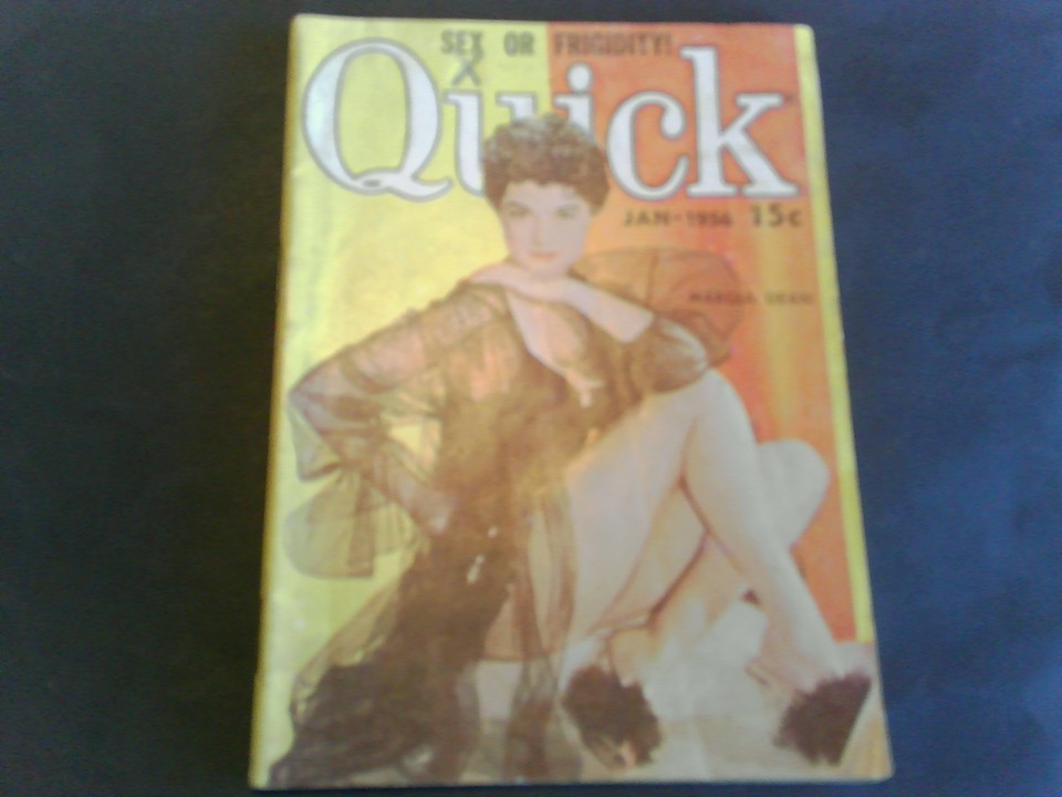 JAN. 1956 QUICK MAGAZINE MARILYN MONROE GINA LOLLOBRIGIDA SWIZZ KNIFE ...