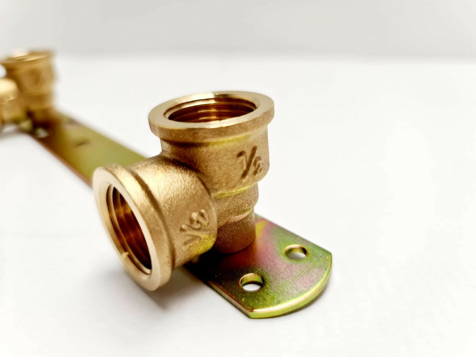 Concealed Shower Fitting Wall Plate Thermostatic Tap Mixer Bar Valve ...