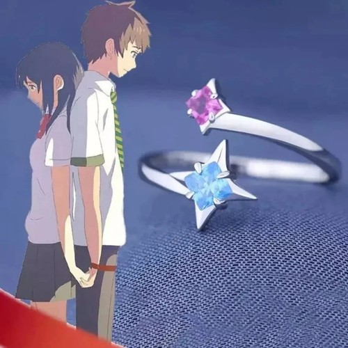 Couple/Promise Ring Inspired from Your Name Anime Movie Anime Gifts for ...