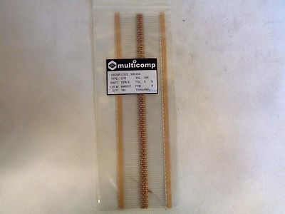NEW PACK OF 100 SPC MULTICOMP TYPE CFR 10K 1/2W-S WATT 5 % RESISTOR | eBay