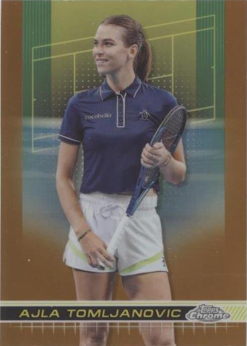 2024 Topps Chrome - Ajla Tomljanovic #151 Clay Court Refractor (RC) for ...