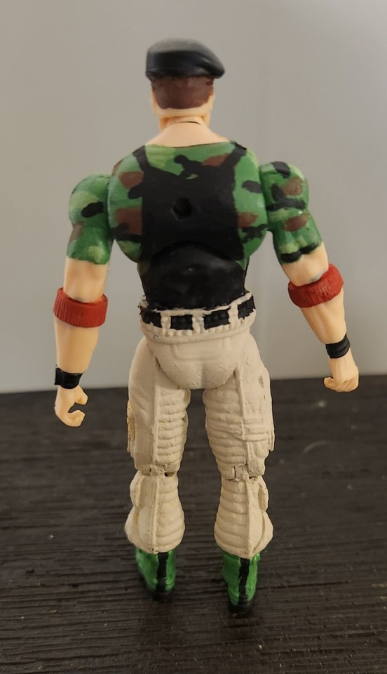 Evil Sgt Slaughter custom 4" GI JOE figure Cobra wwf wwe Hasbro Nwa ...