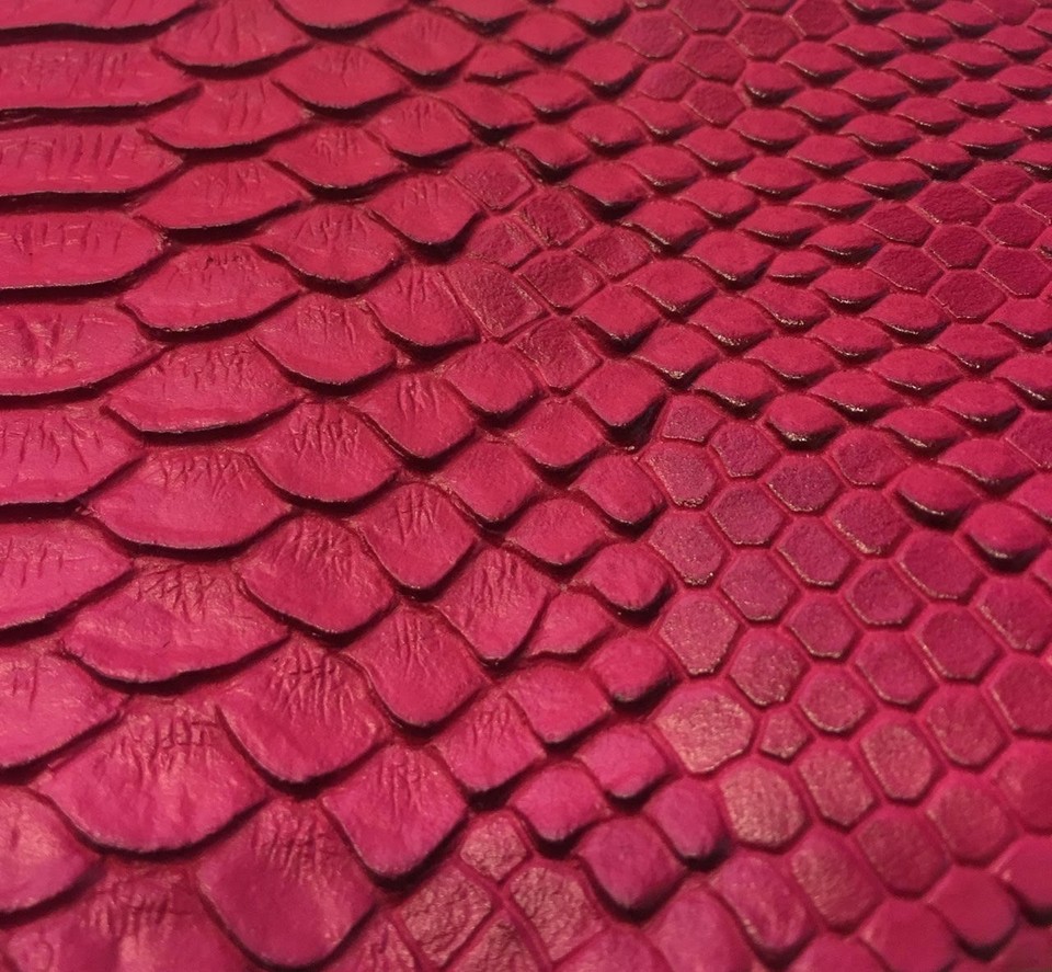 SHIPS FOLDED SNAKE SKIN SCALE 3D Texture Faux Leather Upholstery Vinyl ...