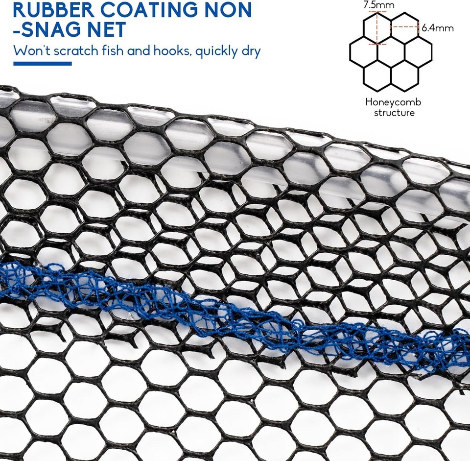 Foldable Fishing Net Landing Fishing Pier Nets Pulling Up Fish Rope ...