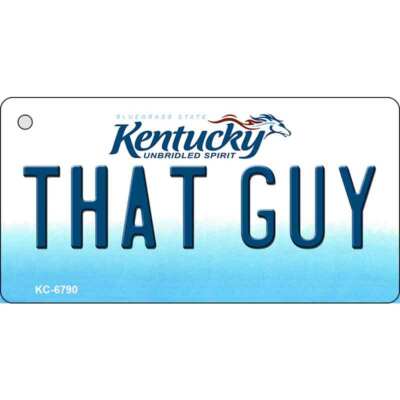 That Guy Kentucky State License Plate Tag Novelty Key Chain KC-6790 | eBay