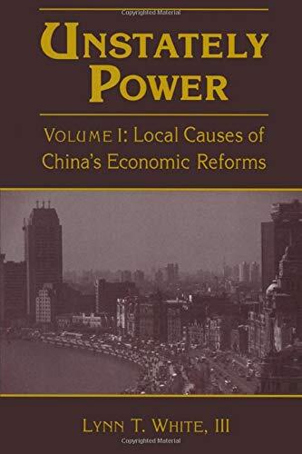 Unstately Power: Local Causes of C... by White III, Lynn T. Paperback ...