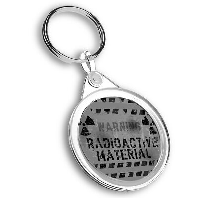 Keyring Circle - BW - Warning Radioactive Chernobyl #42070 | eBay