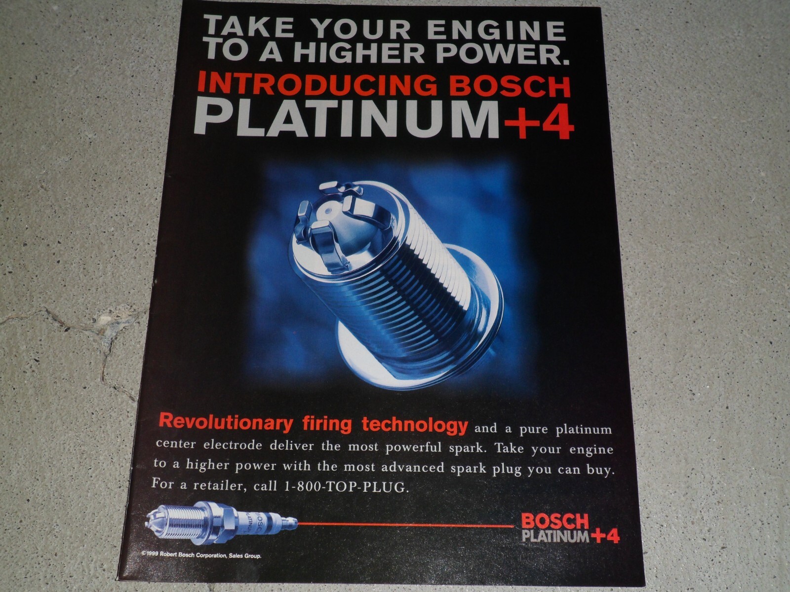2000 BOSCH PLATINUM +4 SPARK PLUGS AD / ARTICLE | eBay