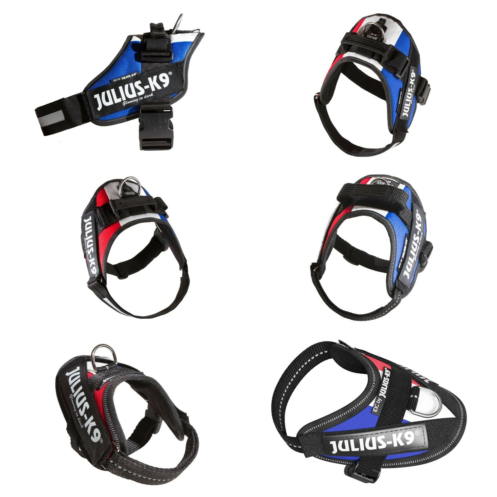 Julius-K9 IDC Flag Harness Dog Puppy Adjustable Comfortable Reflective ...