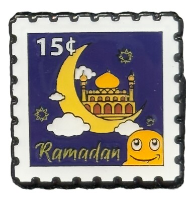 Ramadan Stamp AMAZON PECCY PIN | eBay