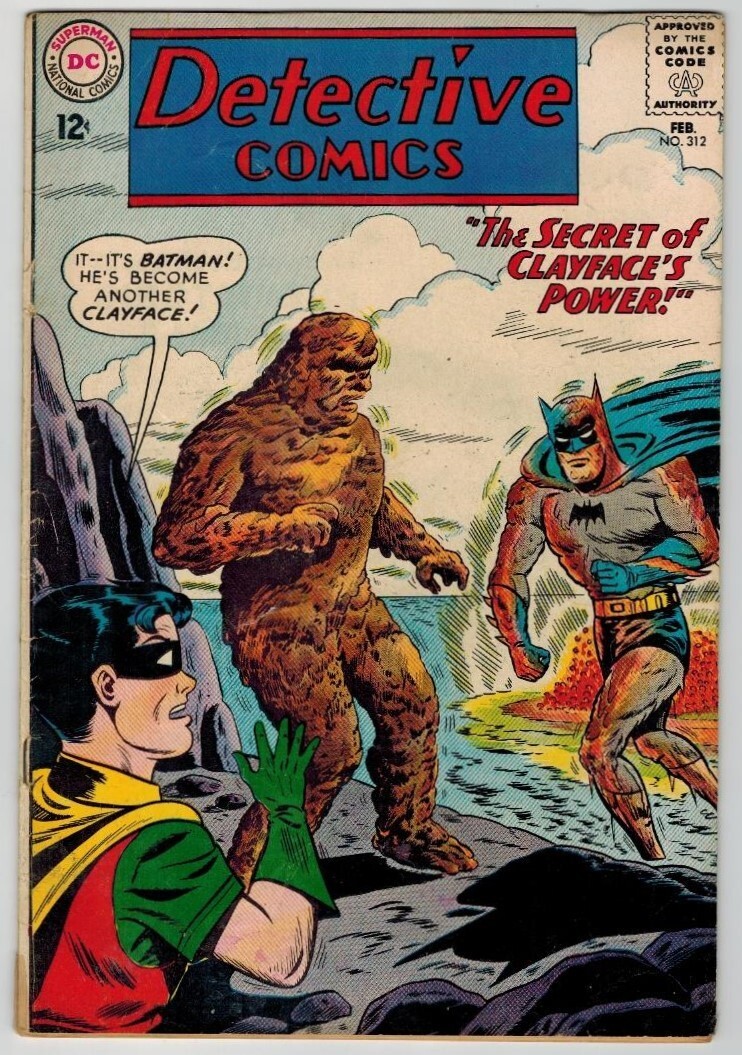 1962 BATMAN DETECTIVE COMICS 304 311 312+ DC COMIC LOT CLAYFACE 1st ...