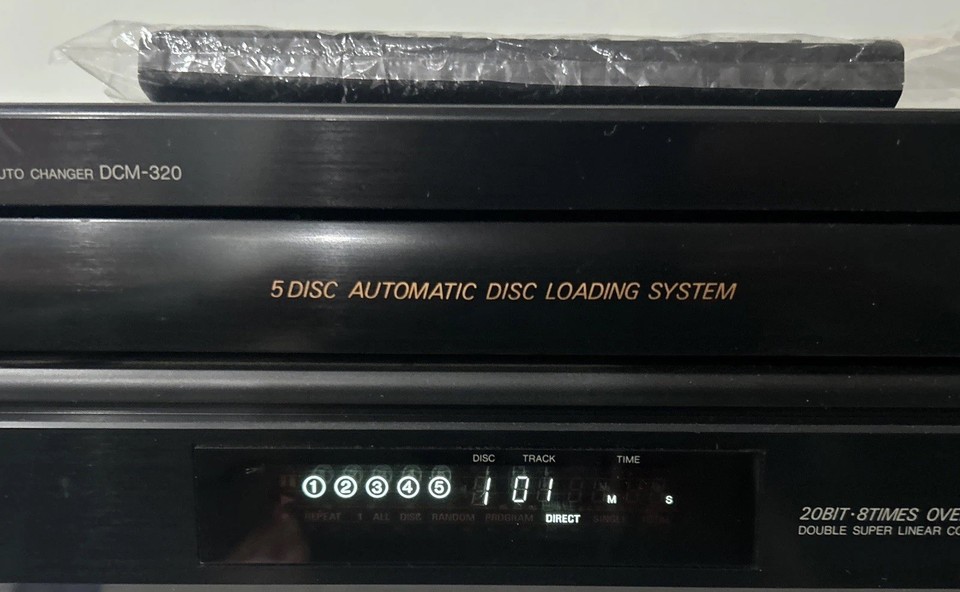 VINTAGE Denon DCM-320 5 CD Changer Player HiFi Stereo (Japan) WITH ...