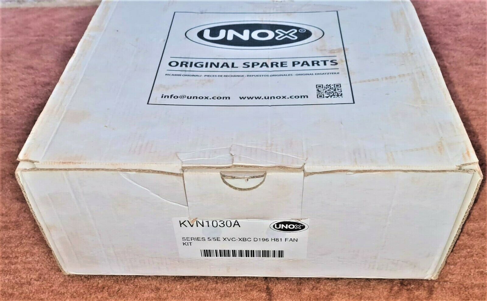 Genuine Unox KVN1030A XBC XVC Series 5 5E D196 H81 Fan Kit for sale ...