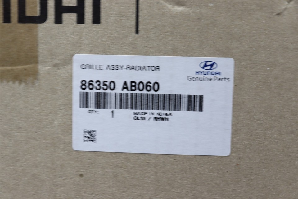 NEW OEM Radiator Grille Chrome 86350AB060 for Hyundai Elantra 2021-2023 ...