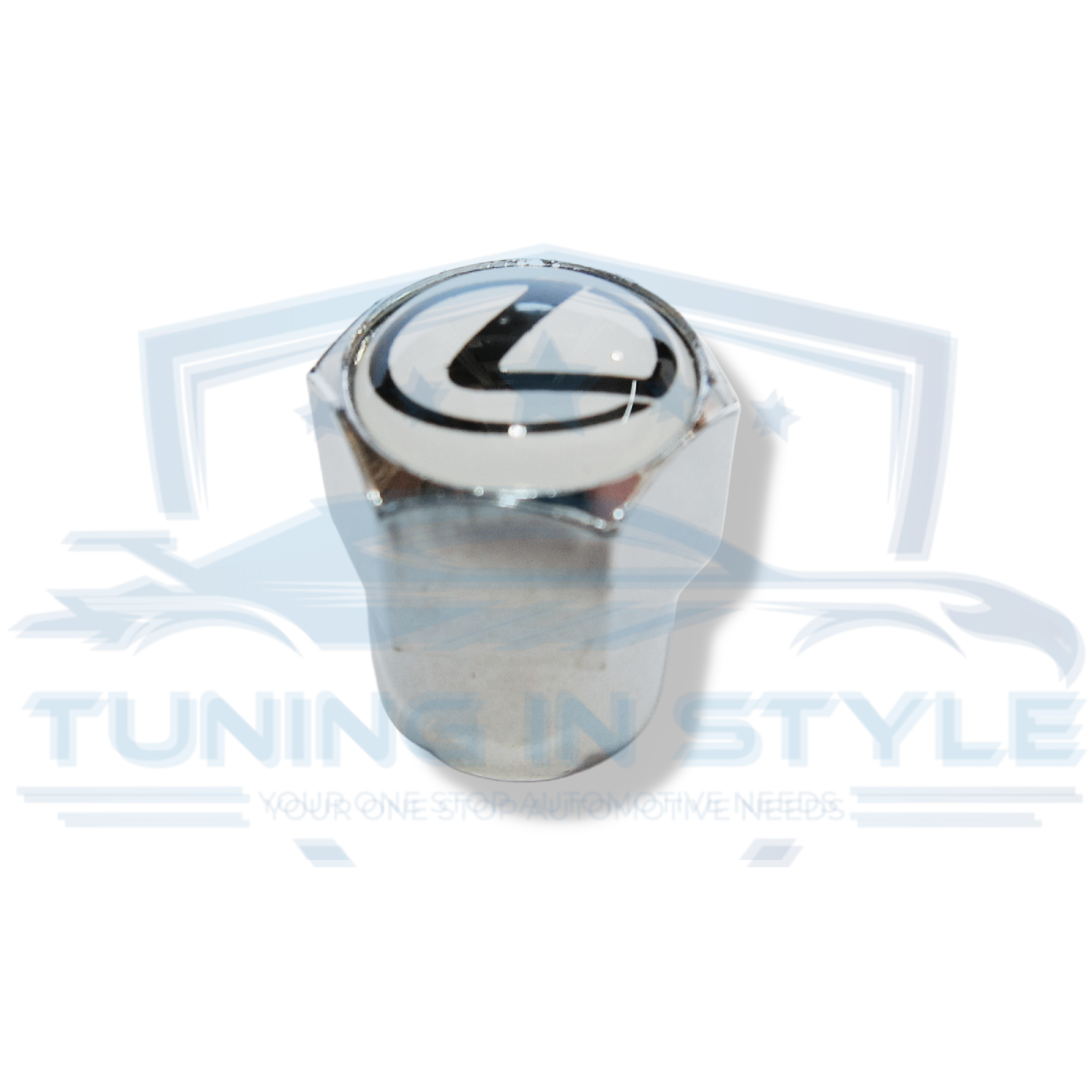 5pc LEXUS Logo Premium ABS Plastic Chrome Tire Stem Valve Caps Official ...