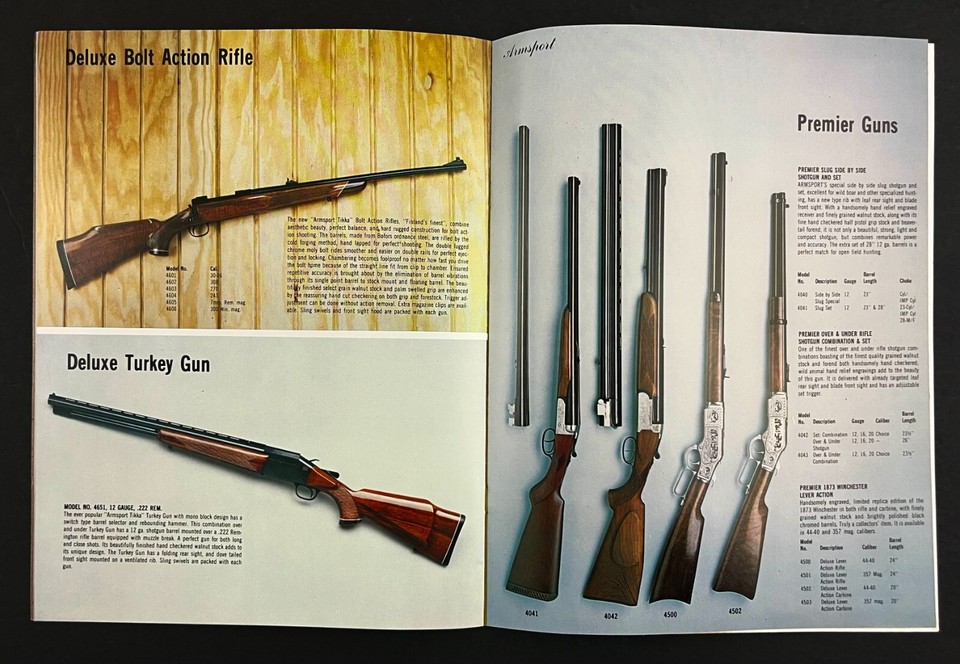 1960s 1970s Armsport Firearms Hunting Guns Rifles Scopes Gear Sports ...