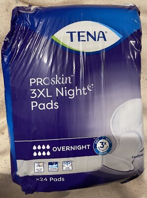 TENA ProSkin 3XL Overnight Incontinence New Pads Qty 20 Left From ...