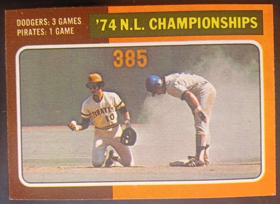 1975 TOPPS #460 1974 NLCS DODGERS STEVE GARVEY FRANK TAVERAS [2] NM/MT ...